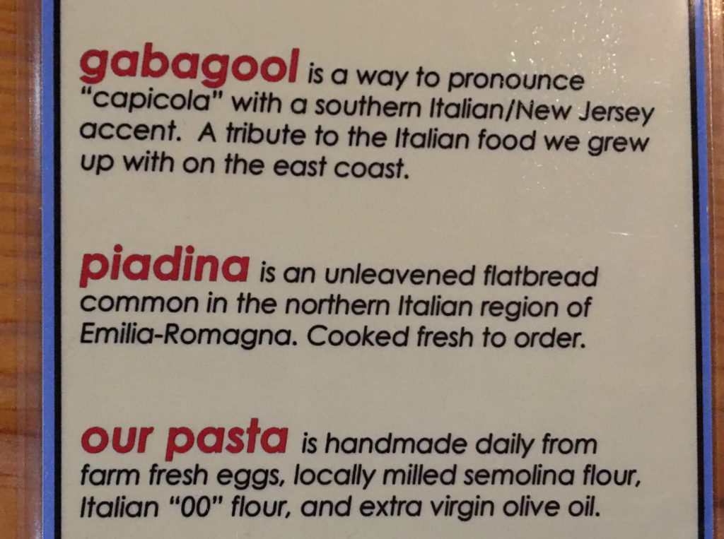 Gabagool – From Food Cart to Brick and Mortar! | This is Culinary Treasure