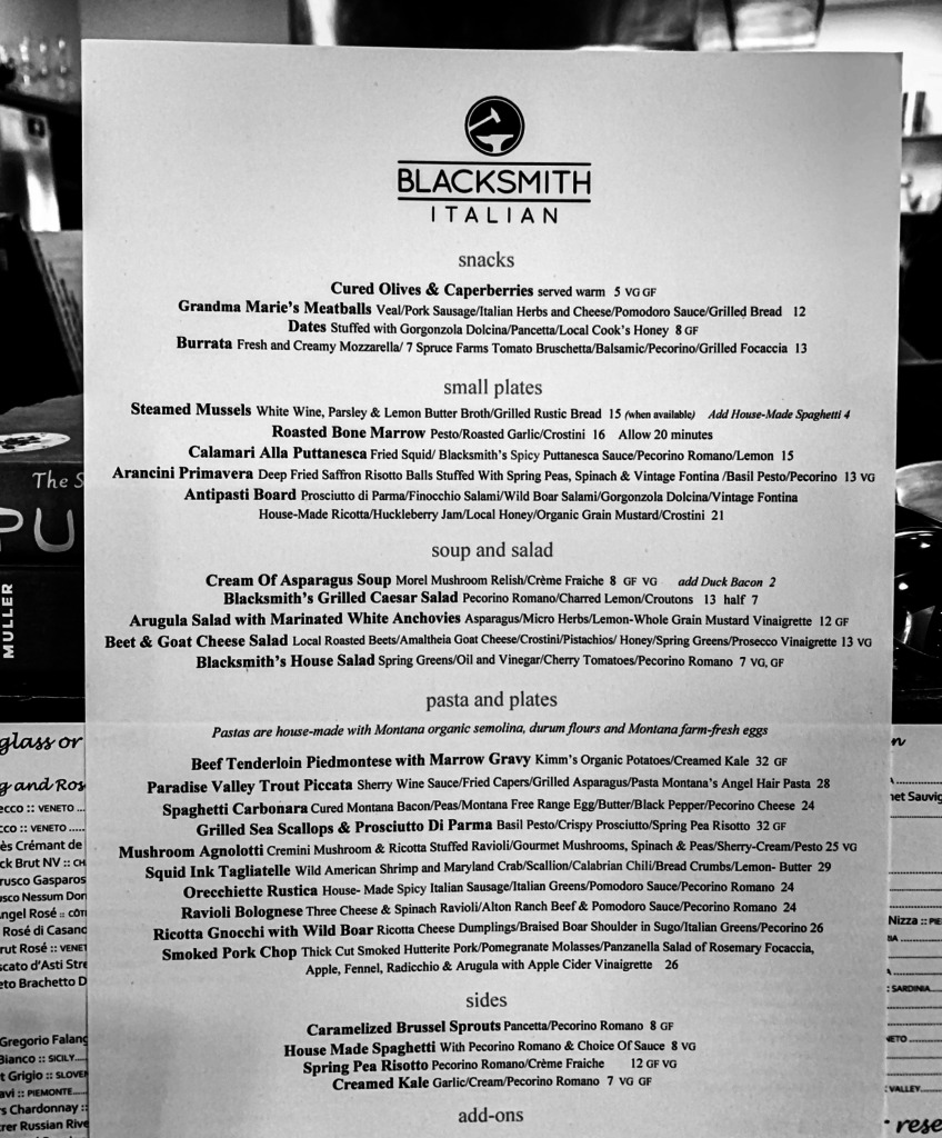 Dinner at Blacksmith Italian – A Truly Magnificent Meal | This is ...