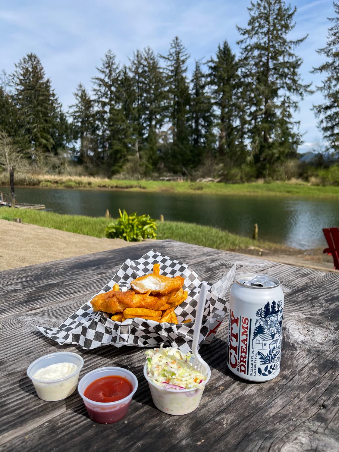 Simply Stellar! Riverside Fish & Chips Nehalem Oregon on the Oregon ...